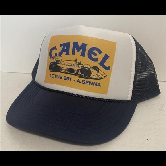 Handmade | Accessories | Retro Vintage Style F Camel Racing Hat Formula ...